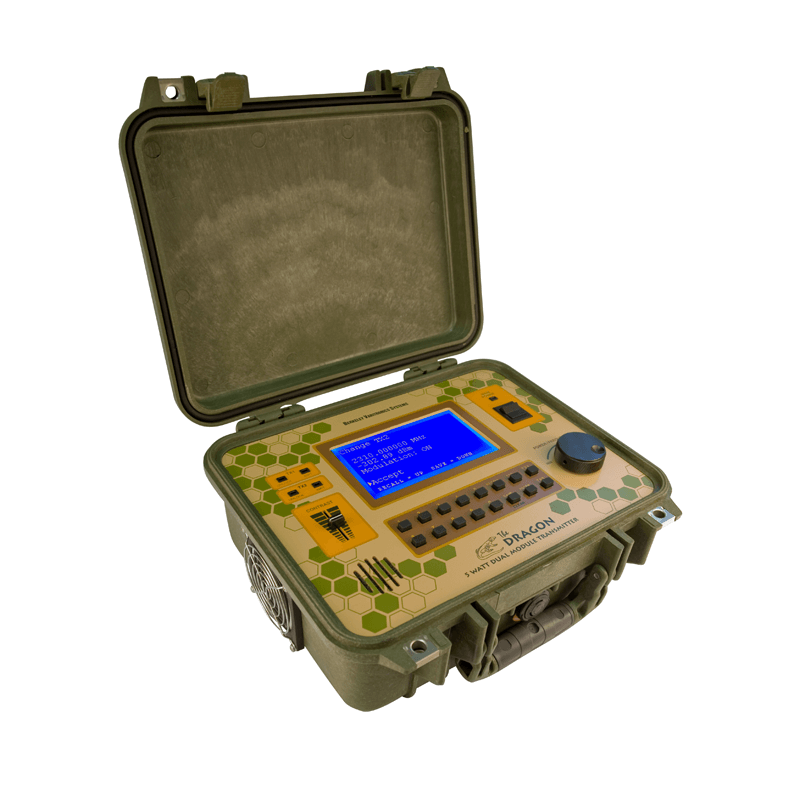 Dragon dual-band 5-watt transmitter portable & rugged CW stimulus tx