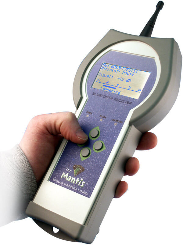 Mantis Bluetooth Security Sweeper performs full spectrum analysis
